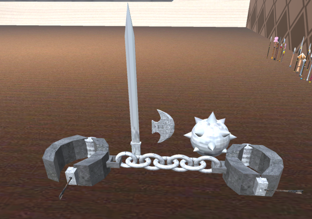 ⚔️175 Prefab of Swords, Bludgeon, Shield, Spear, Dagger, Bludgeon, Axe ...
