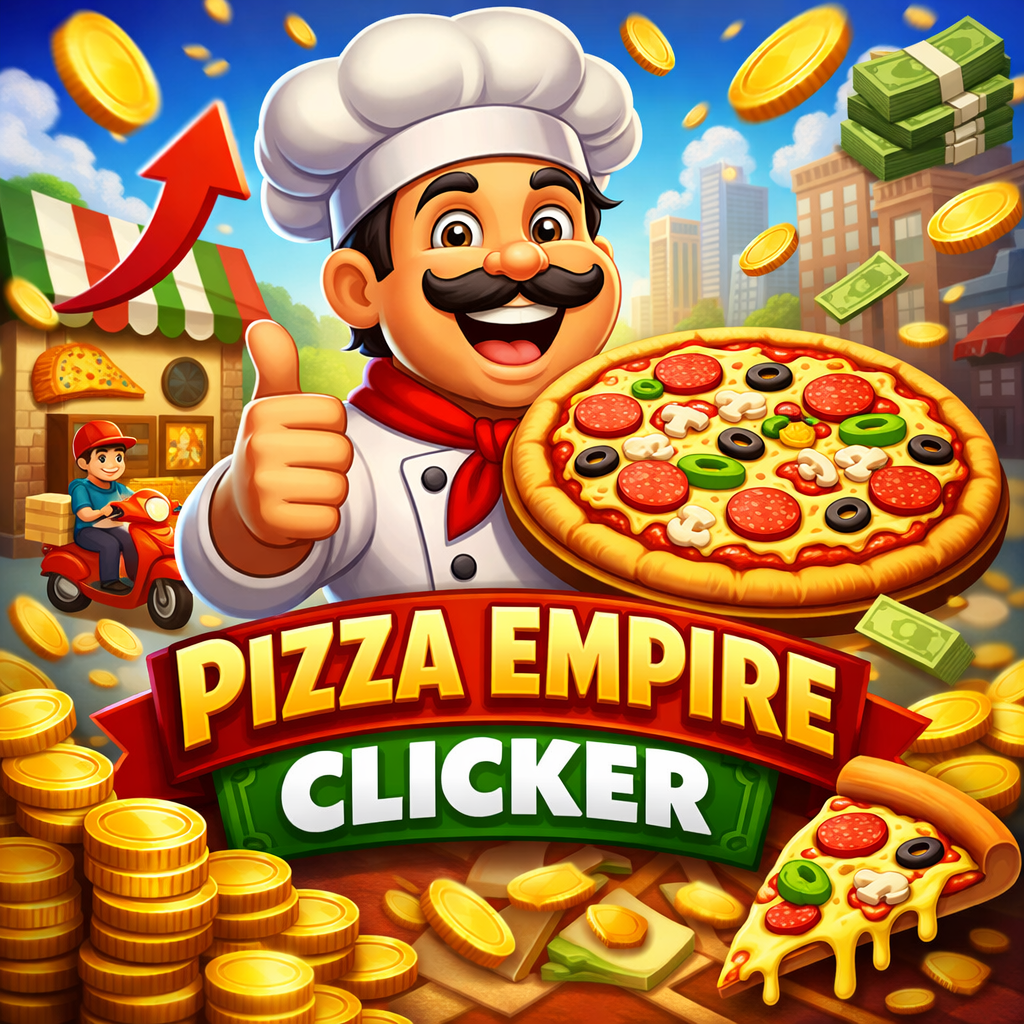 Pizza Empire Clicker by Freetime Maker for GDevelop BIG Game Jam #9 ...