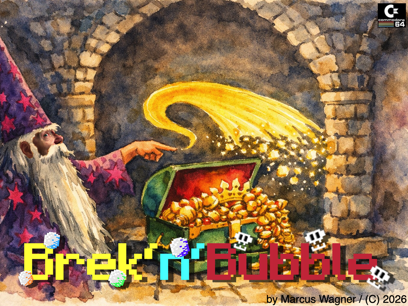 Brek'n'Bubble downloads changed - Brek'n'Bubble (C64) by natthrafn