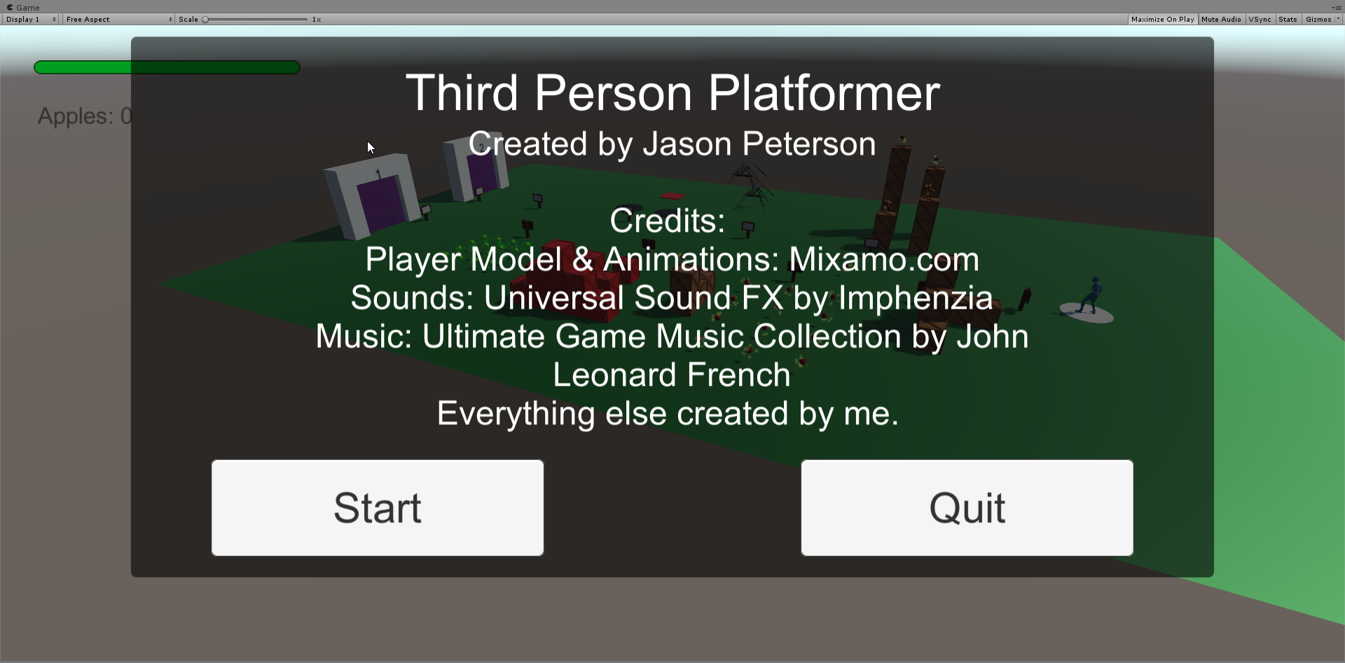 Third Person Platformer by Jayometric