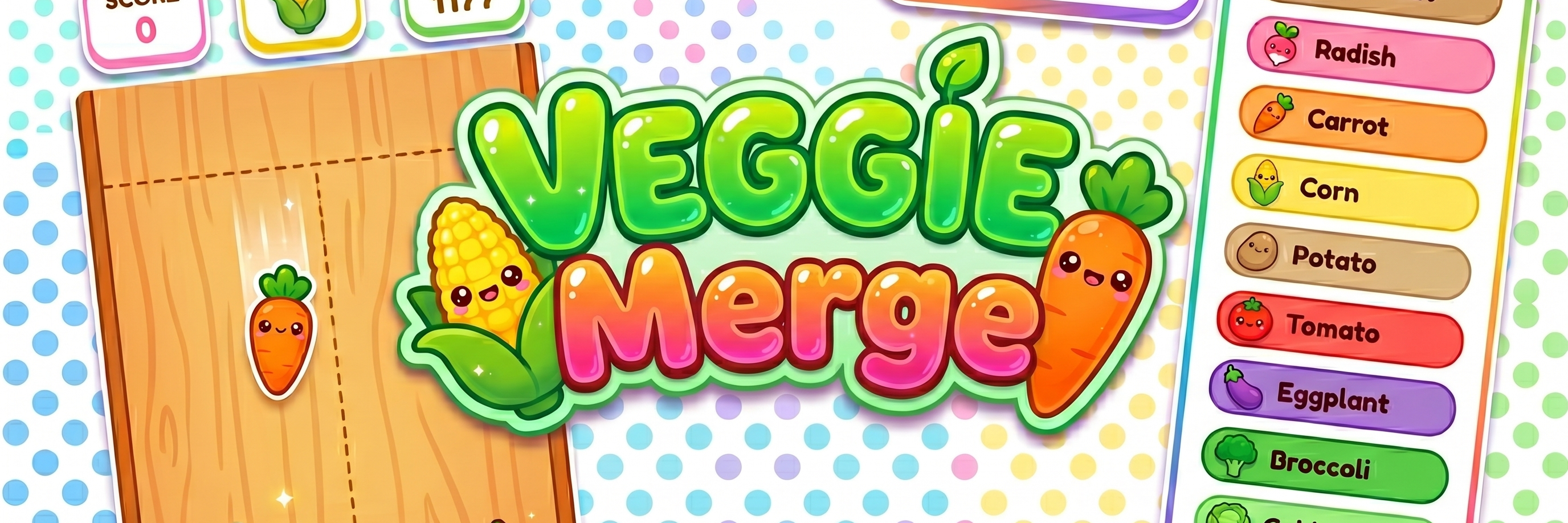 The first beta of Veggie Merge is out! - Veggie Merge by VoodooX