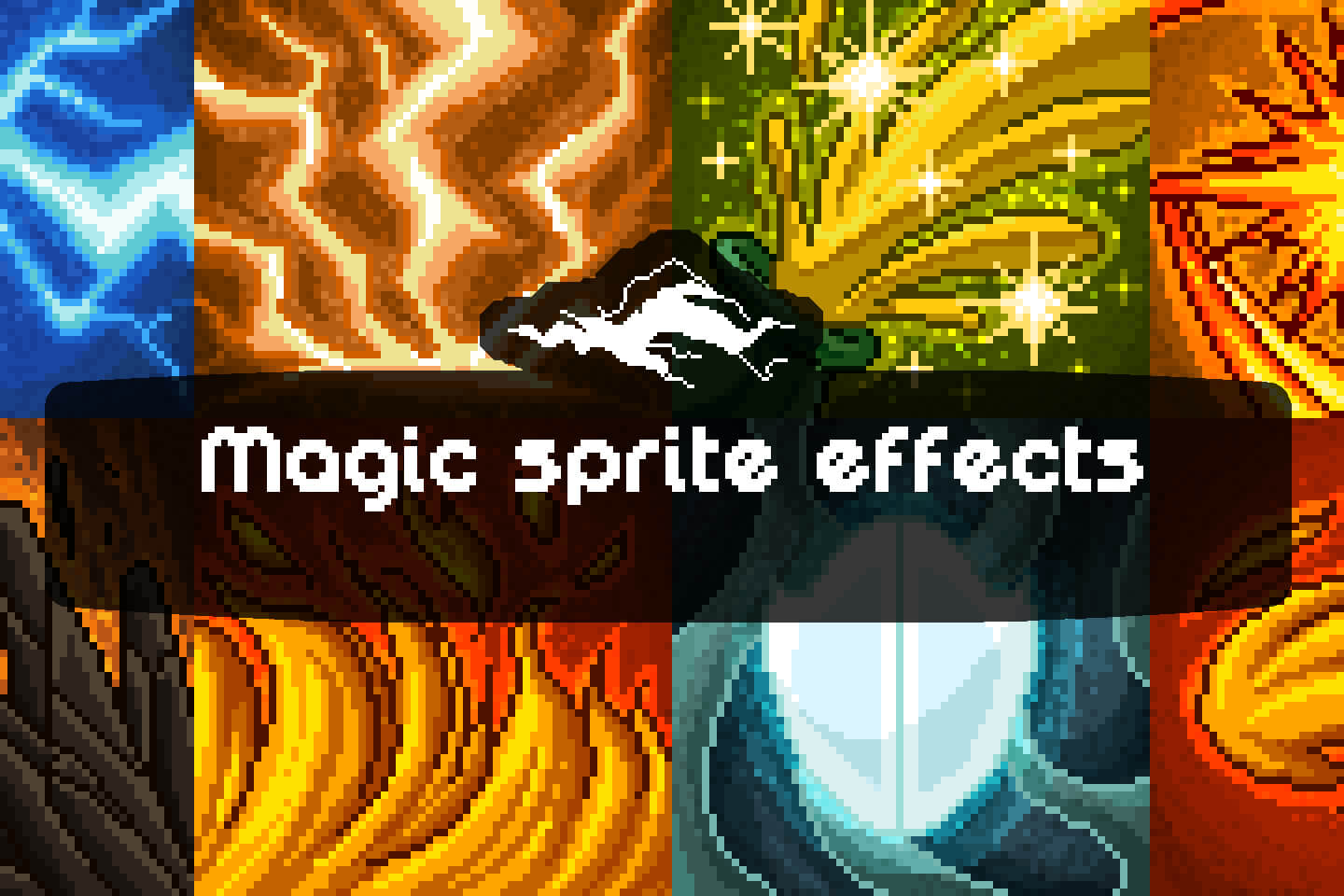 10 Magic Sprite Effects Pixel Art by Free Game Assets (GUI, Sprite ...