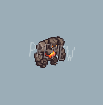 Earth Elemental - Animated RPG Enemy 32x32 by Pixel-Banner