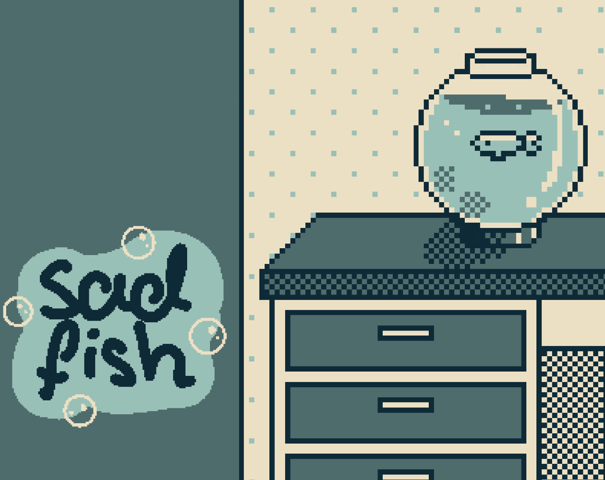 Fix and back to start screen - Sad Fish by thegreatgurklord