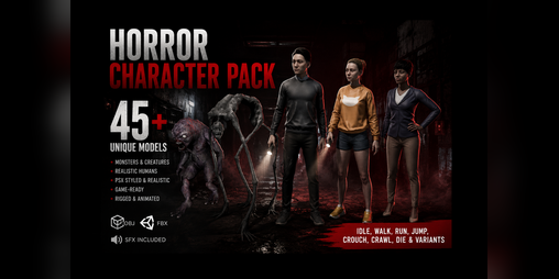 Devlog - Horror Animated Characters Mega Pack by Cursed Games Devs