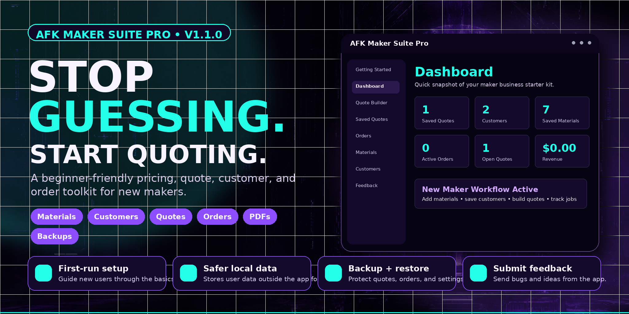 AFK Maker Suite Pro - Maker Workflow Refresher - AFK Maker Suite Pro by ...