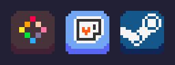 Tiny Update - Steam, Ko-fi, & Pico-8 (Tiny Socials v1.2) - Tiny Pixel ...