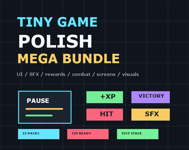 Tiny Game Polish Mega Bundle by Template Foundry
