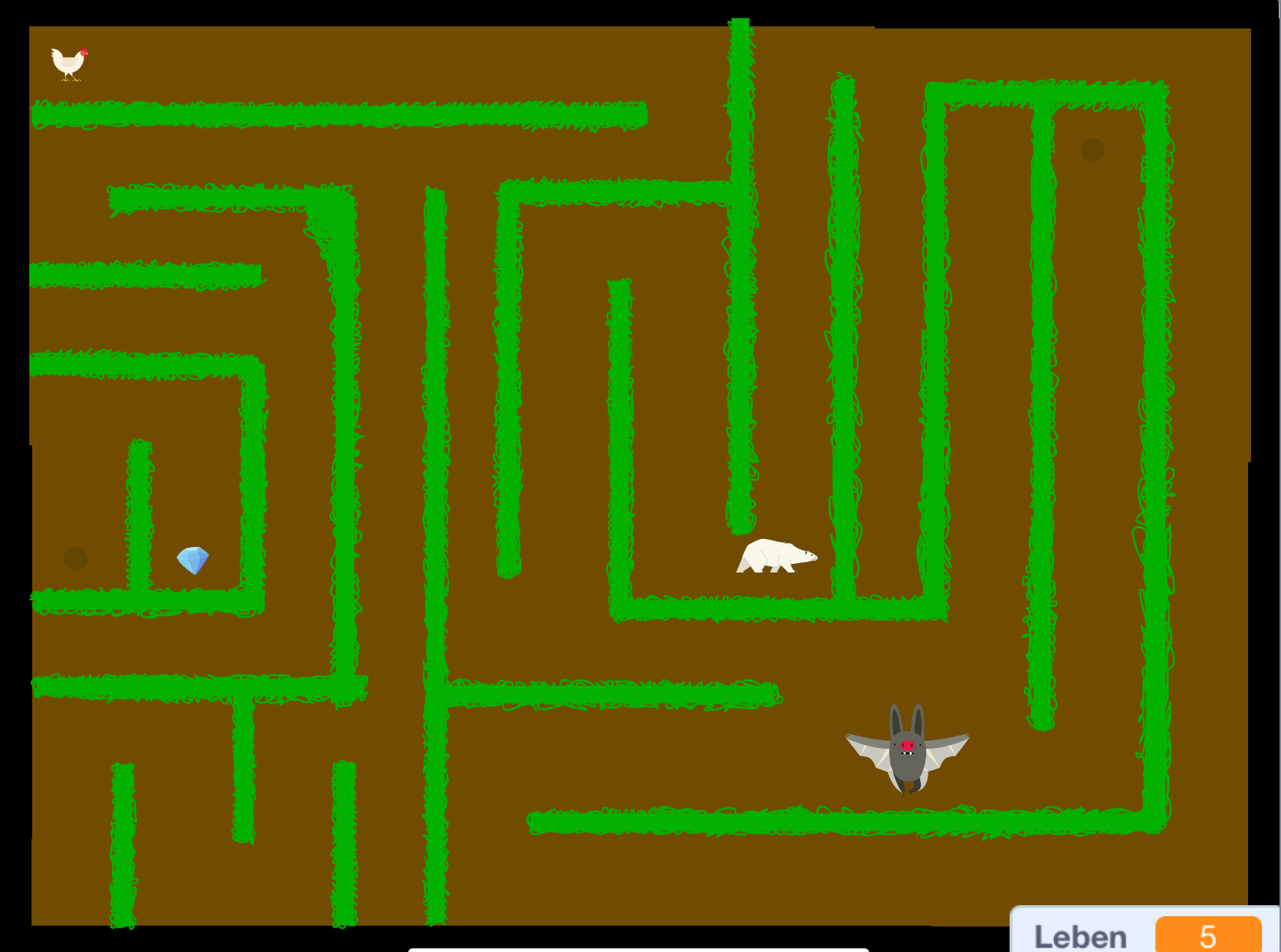 Language update - Henne im Labyrinth by Ella_X