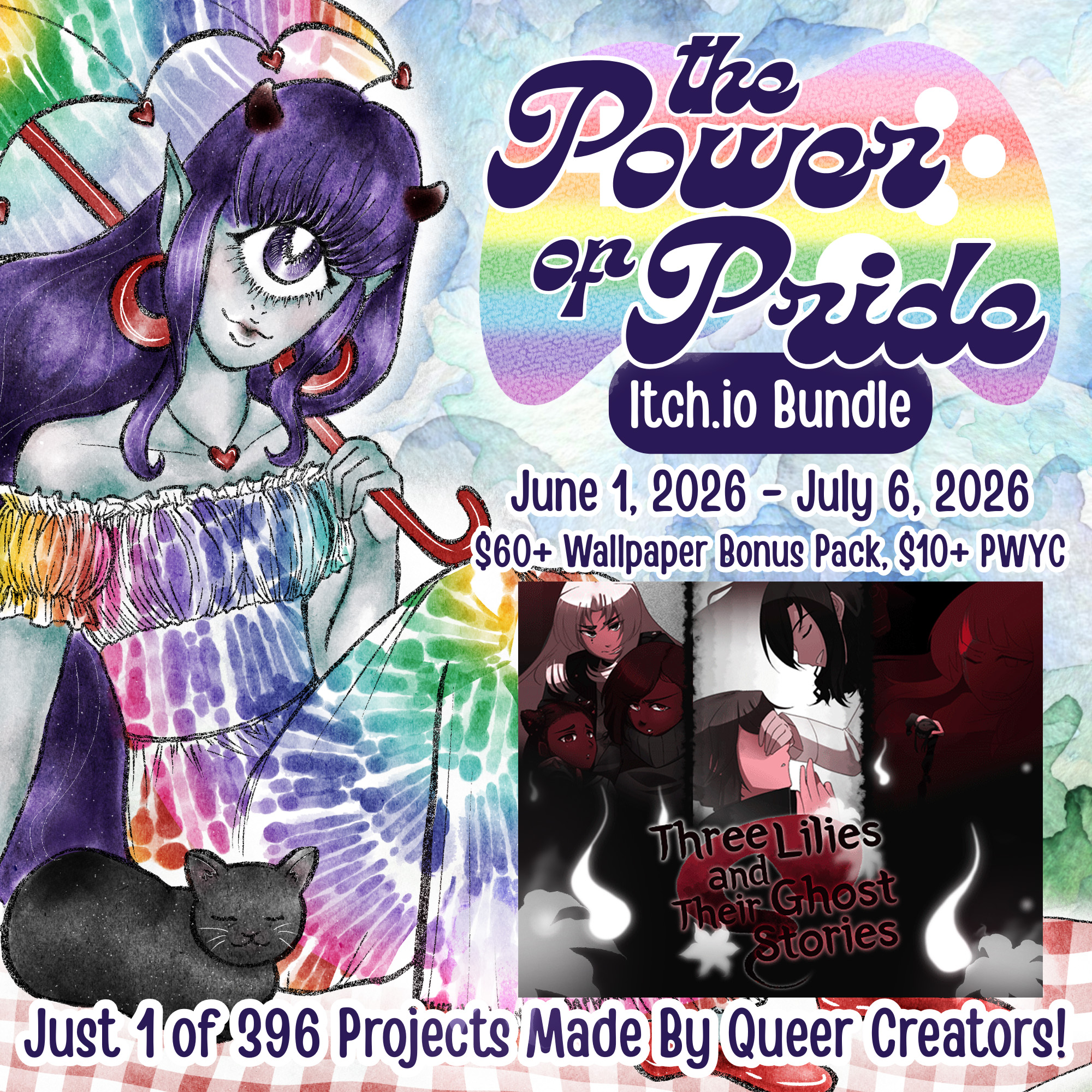 Power of Pride Bundle 2026 Participation Announcement - itch.io