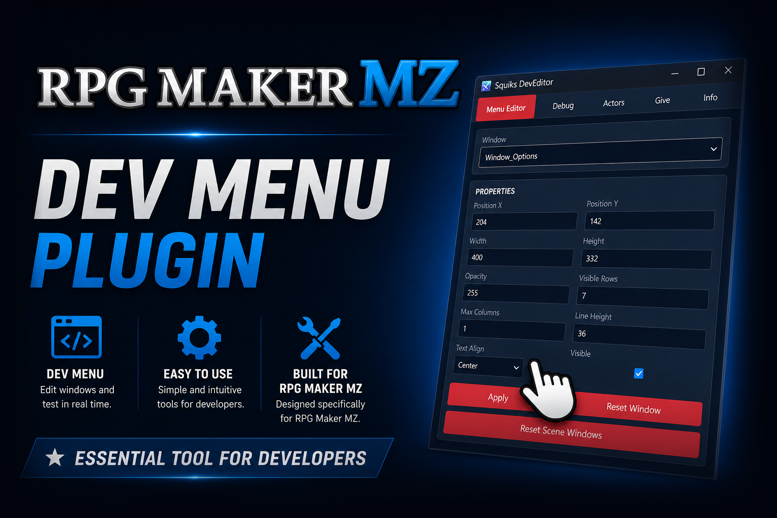Squiks Dev Editor Patch - Fixed Battle Scene Editor - Easy Dev Editor ...
