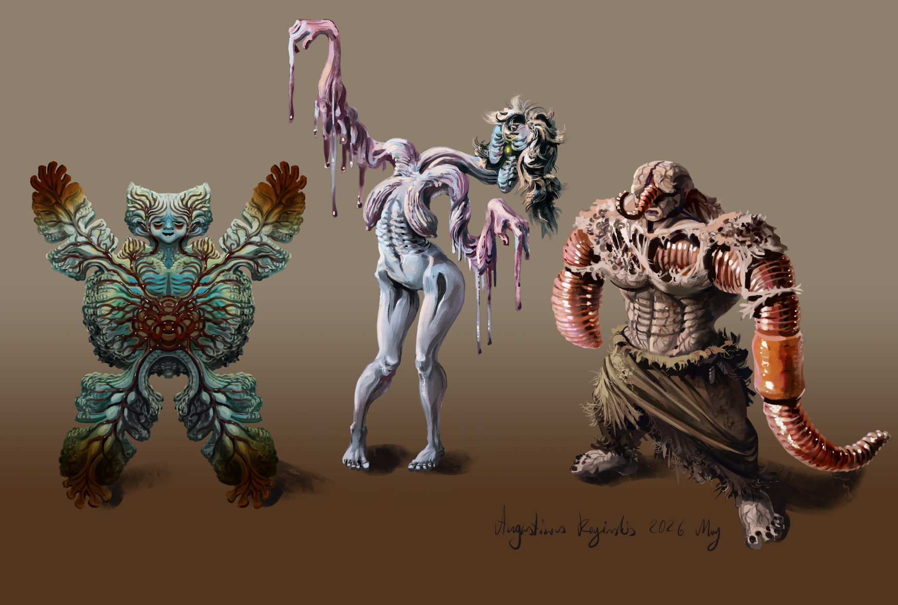 In the Flesh - new creepy monster designs - Abandoned Monsters DEMO by ...
