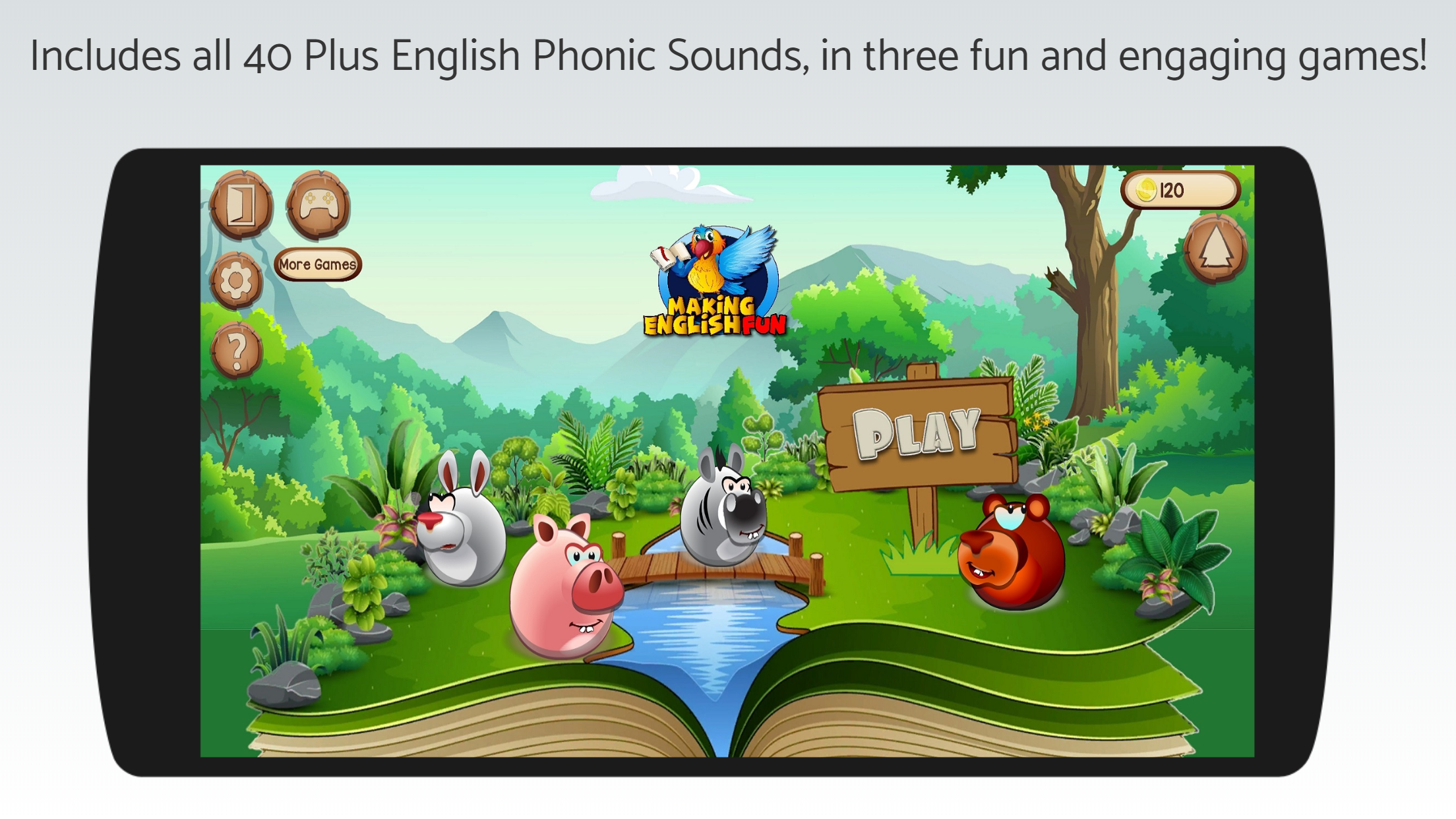 Swing Words Phonics and Alphabet Games by Making English Fun