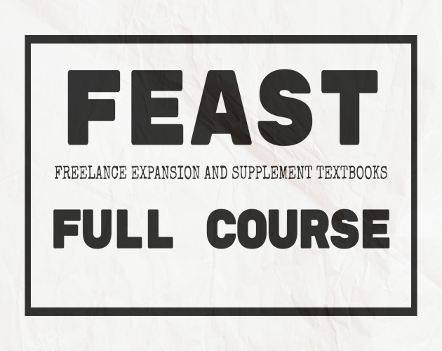 FEAST: FULL COURSE bundle - FEAST: FULL COURSE BUNDLE by eat grass fool