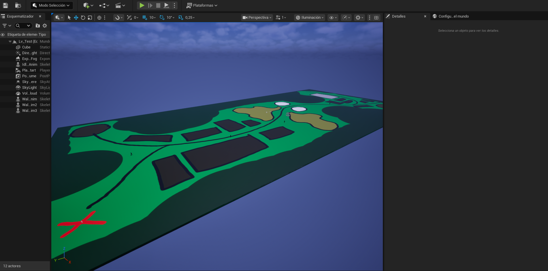 Devlog 2: Look Dev (Materiales y Luz); Logic Flow - Environment Walking ...