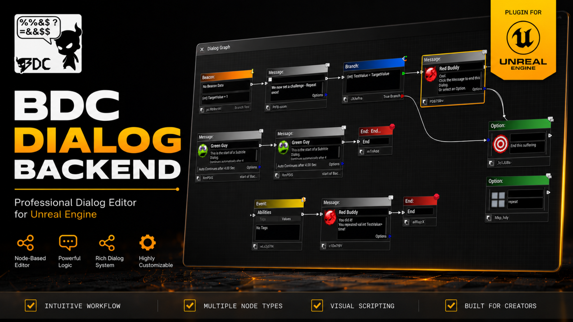 V 1.2 is out - [Unreal] BDC Dialog Backend by BDC_Patrick