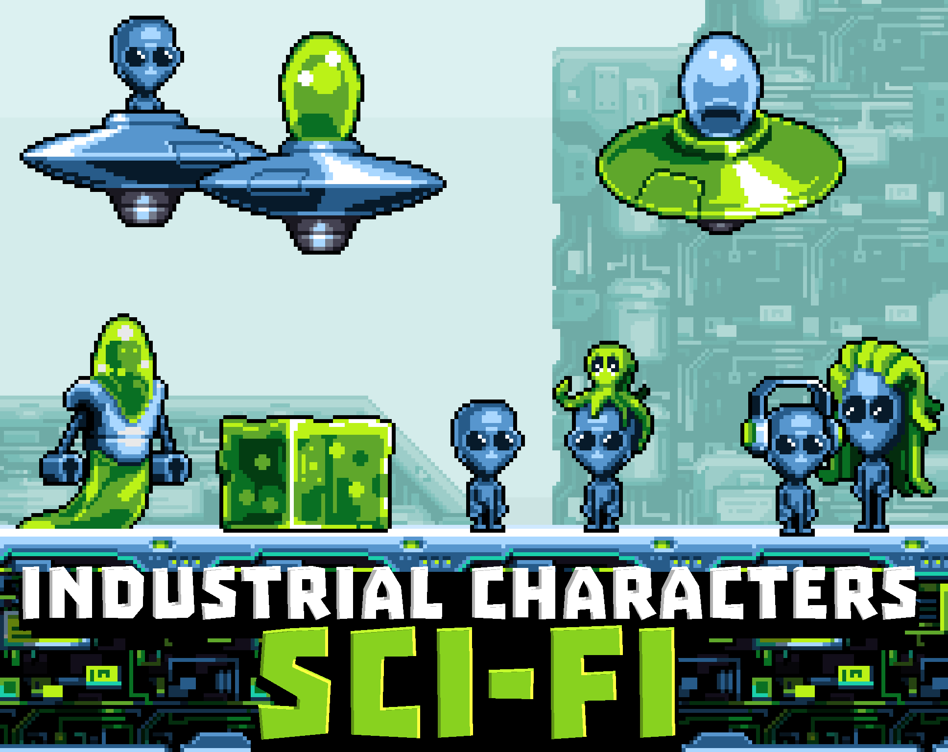 CONNECTION SUCCESSFULLY ESTABLISHED - Industrial Characters - Sci-fi by ...