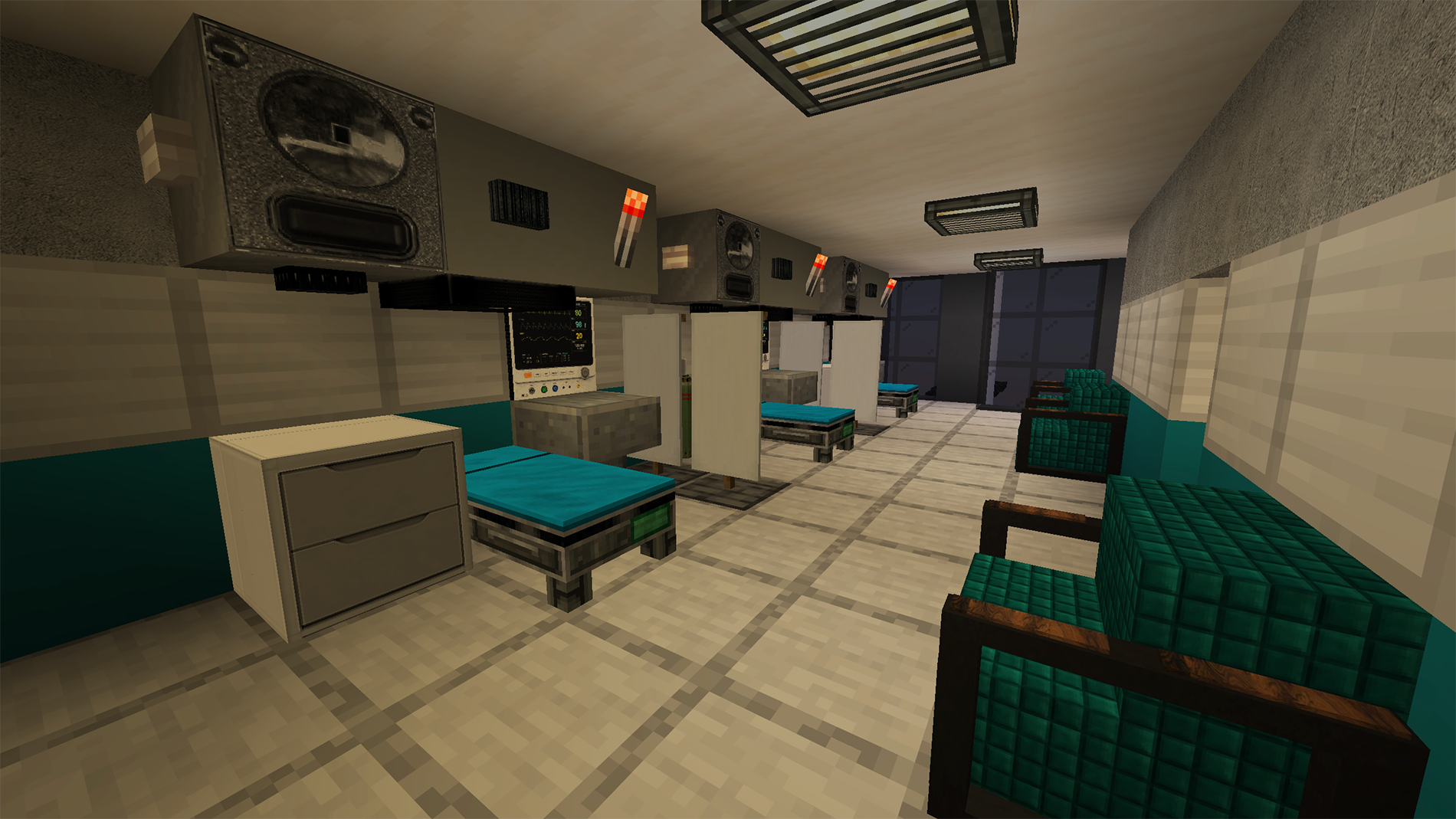 Hopelight City Hospital - Minecraft cyberpunk map : Anachronox ...