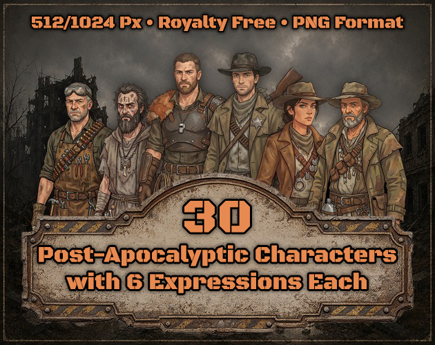Free sampler now available - 3 characters, 6 expressions each - 30 Post ...