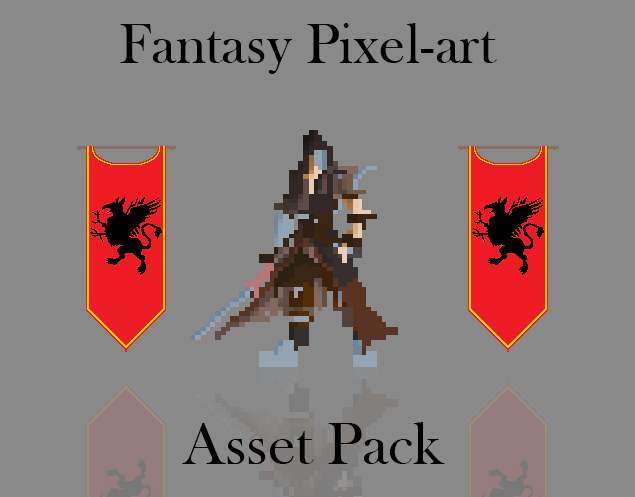 Fantasy Pixel Art Asset Pack. by teamgriffin