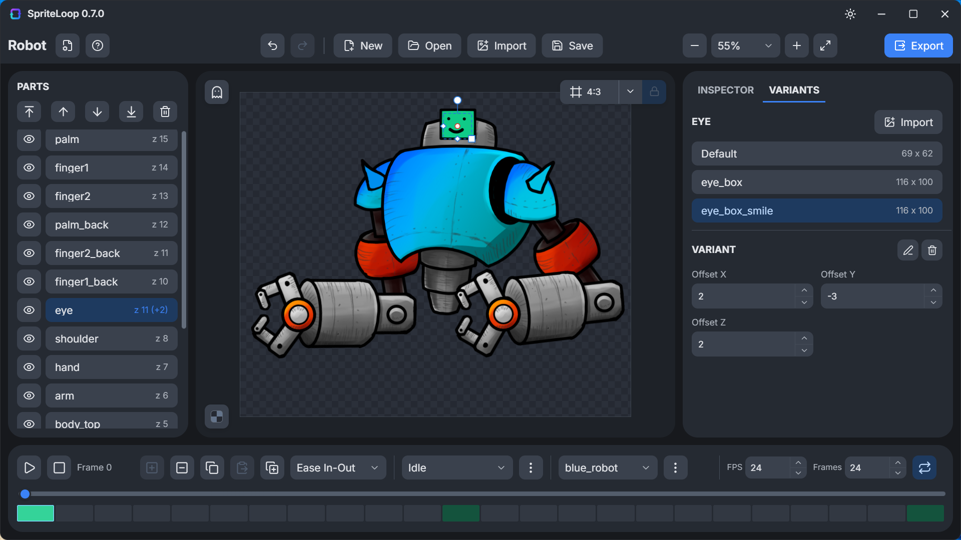 SpriteLoop 0.7.0 - Skins and Variants - SpriteLoop by BalkanRamGames