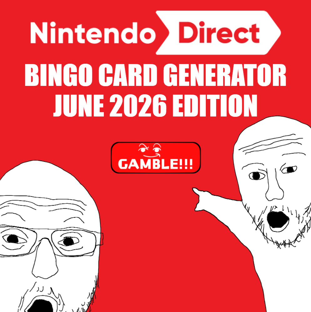 NDBC Generator v1.2!!!! - Nintendo Direct Bingo Card Generator by ...