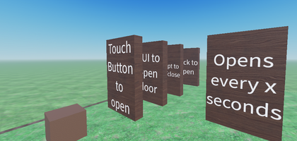 V2.0 - Door pack #1 (Roblox Studio) (V2 UPDATE) by WassUpBros_Dev