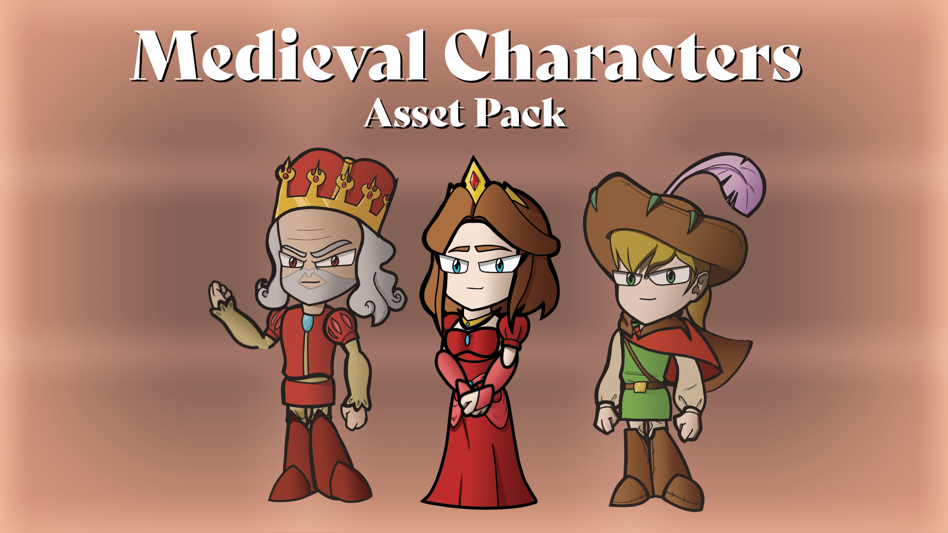 2d Medieval Modular Characters Pack by TeamPhoenix