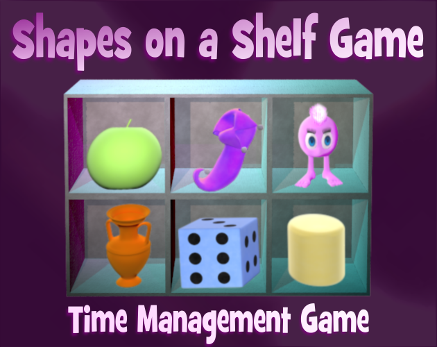 Shapes on a Shelf Game by Evolutionary Games