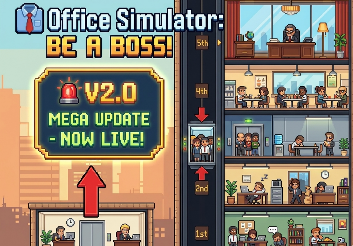 V2.0 MEGA UPDATE: 5 Floors, Dynamic Day/Night Lighting, Visible ...