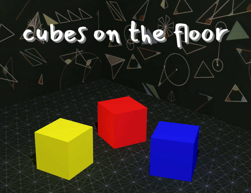 cubes on the floor by brandonhare