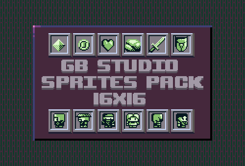 GB Studio Sprites 16x16 by Rekkimaru