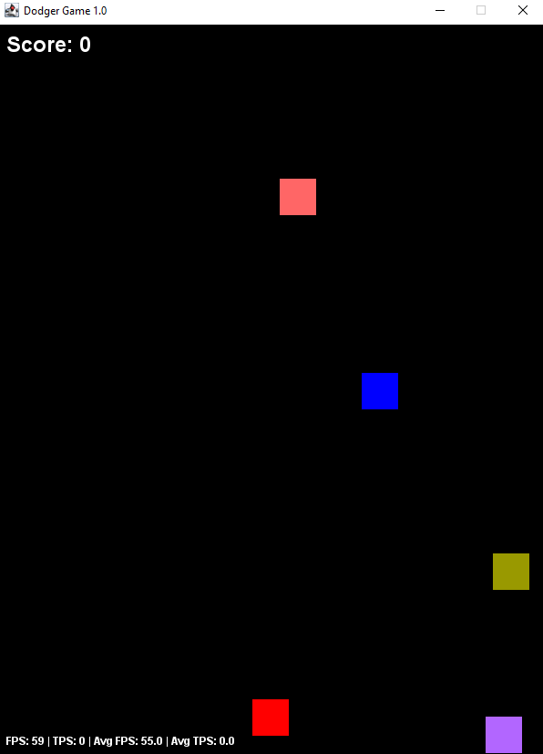 Simple Dodger Game v0.0.1 - Simple Dodger Game by lobsterchops