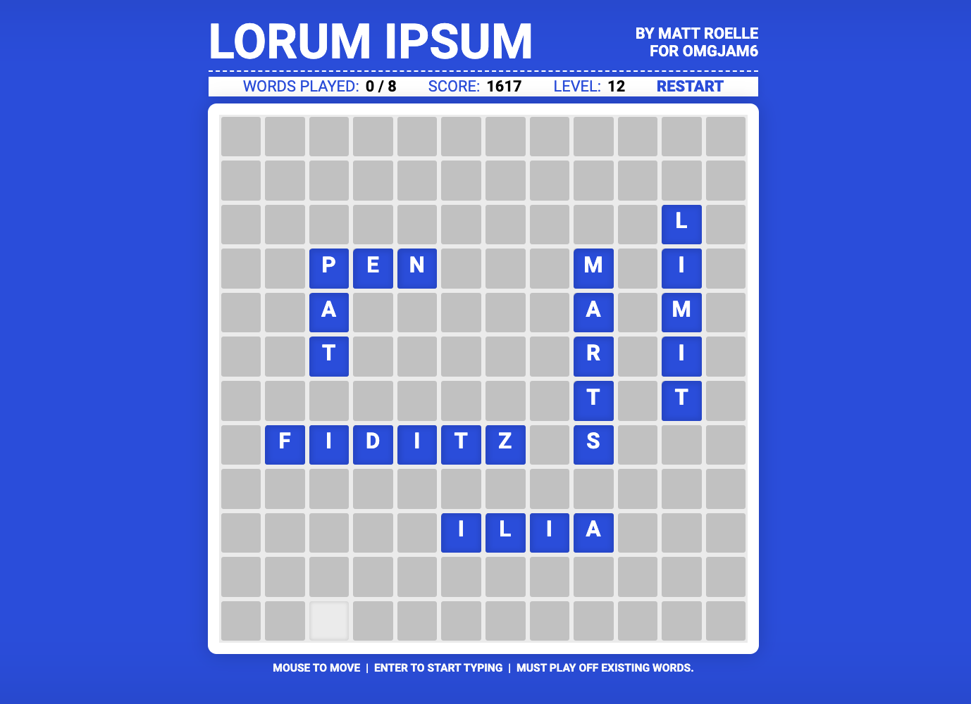 LORUM IPSUM by Matt Roelle
