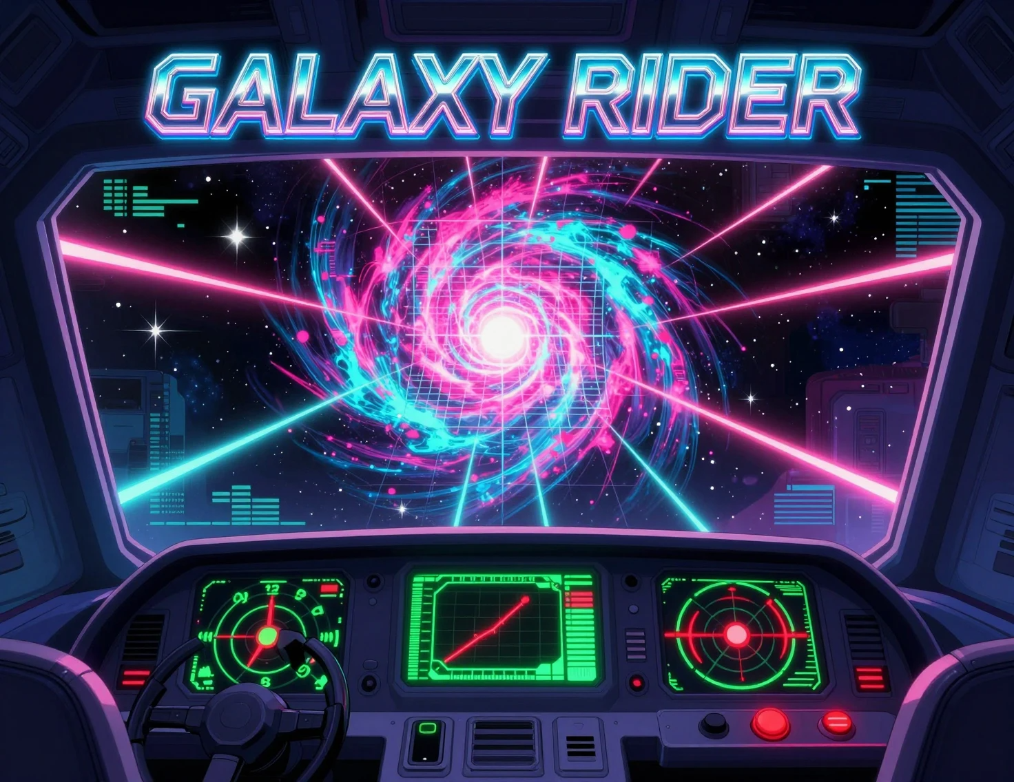 80s Space Arcade Disco & Interstellar Synth-Funk | GALAXY RIDER by ...