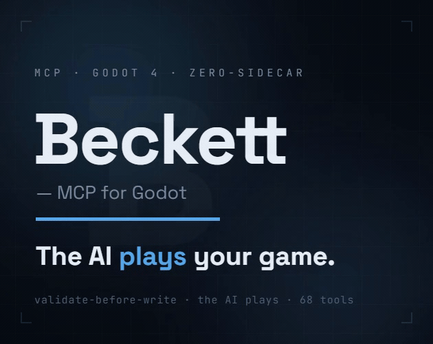 Beckett v1.1.0 — Godot 4.7, ready on day one - Beckett — MCP for Godot ...
