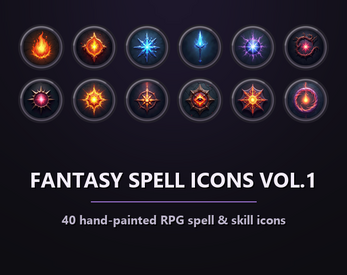 Fantasy Spell Icons Vol.1 by BALOOD