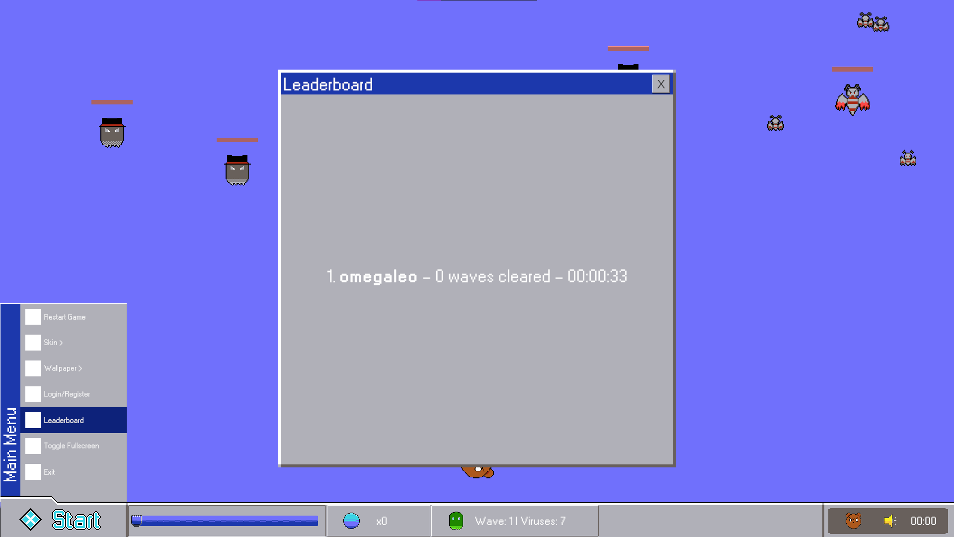 Version 0.0.24 - System Invaders by Professor Leo