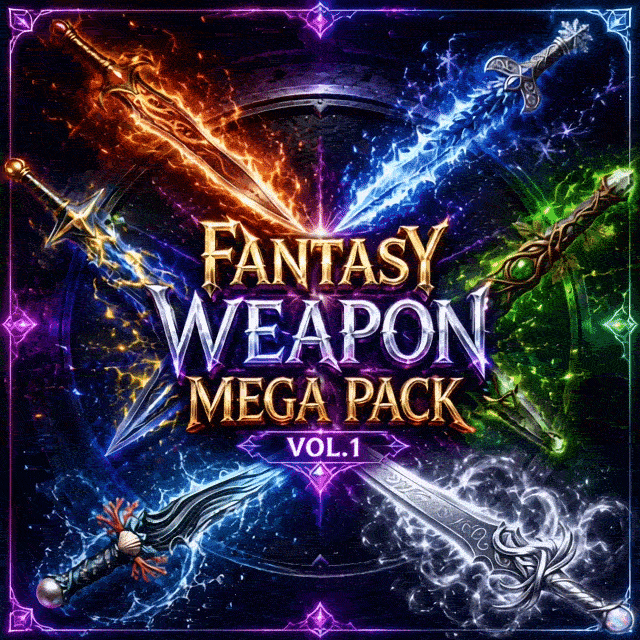 Vol.1 Fantasy Weapon Mega Pack by Kalypso