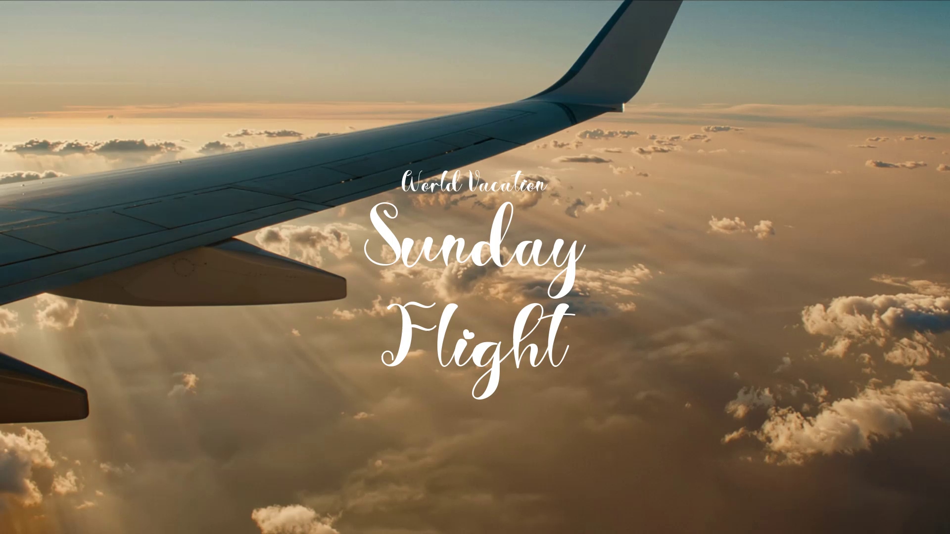 Sunday Flight / World Vacation by HONEYDOG