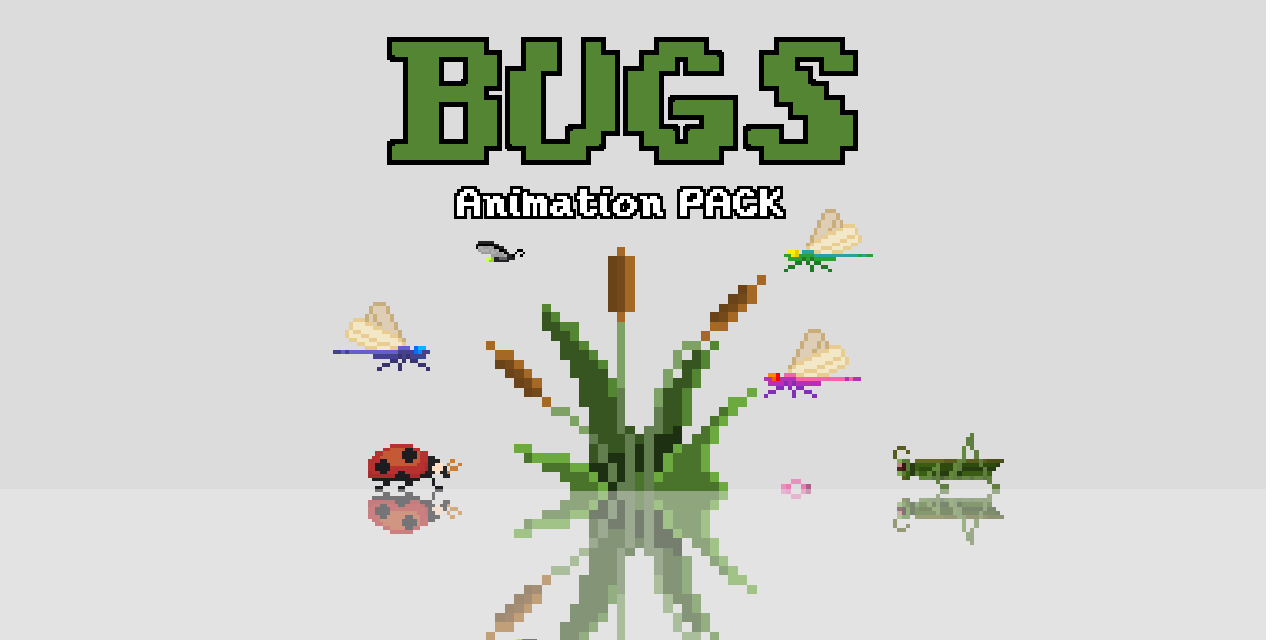 New Bugs V5 ! (New variant : Ladybug) - Bugs - Animation Pixel 32x32 ...