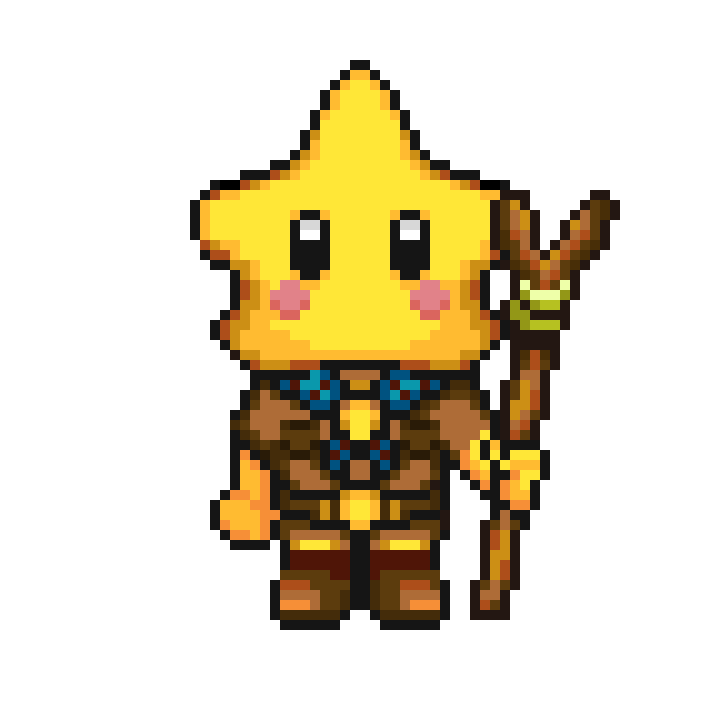 Scout Star – Pixel Art Character by maszakap