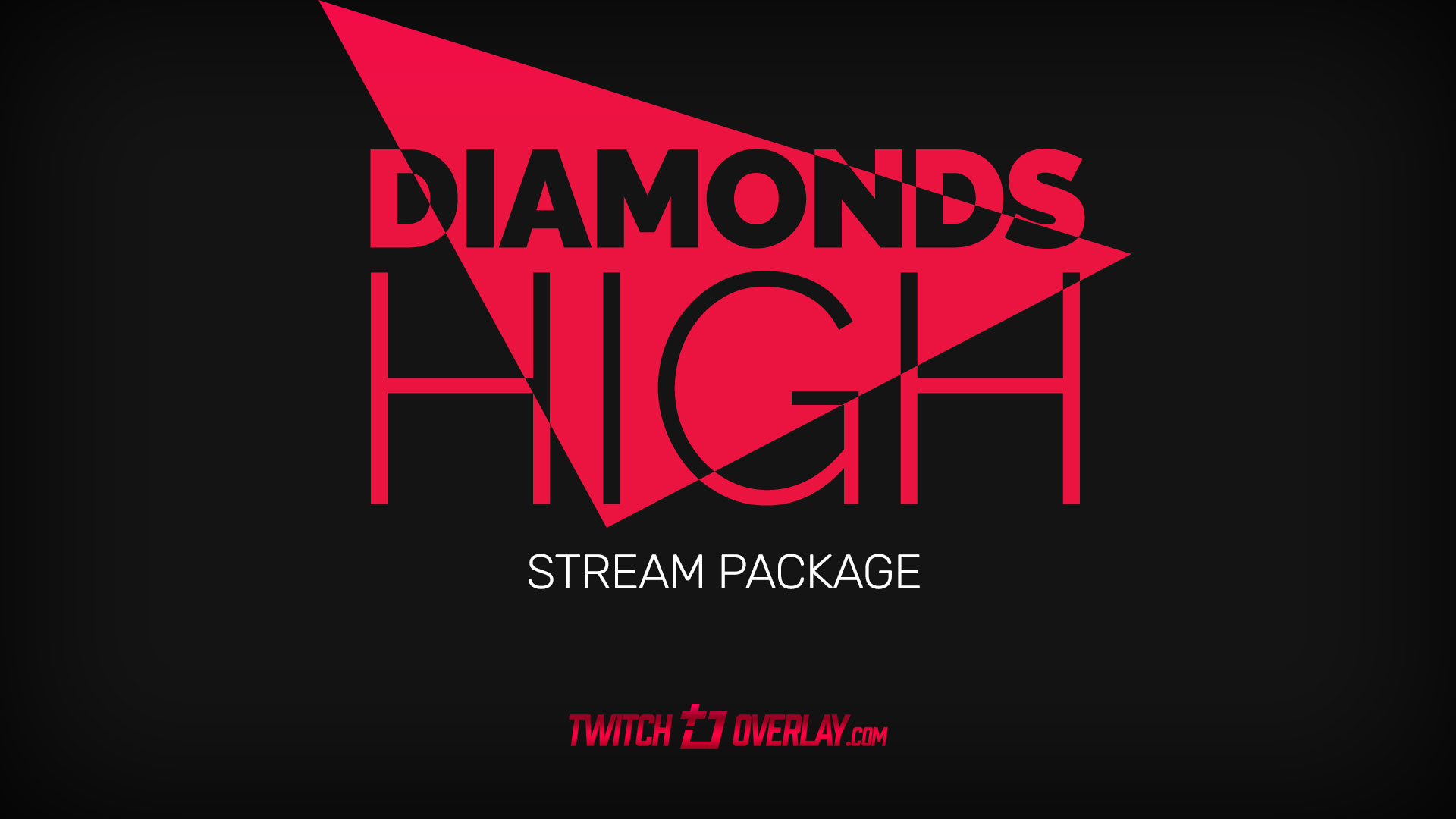 Diamonds High - Free Stream Package by Twitch Overlay