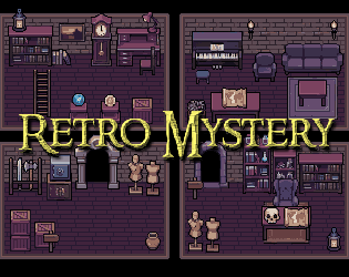 32x32 Retro Mystery Asset Pack by Hyaris