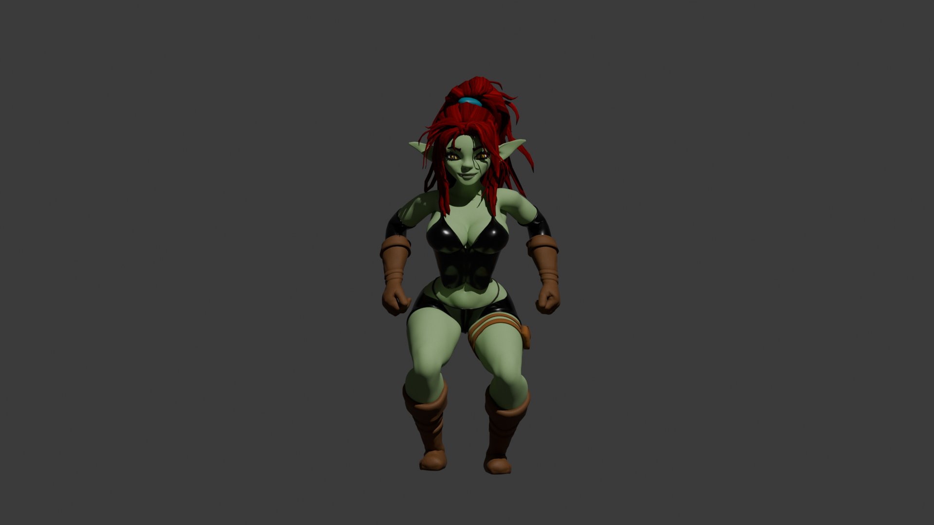Jump animation, Eye lid shape keys, and more hair colors!!! - Zrix ...