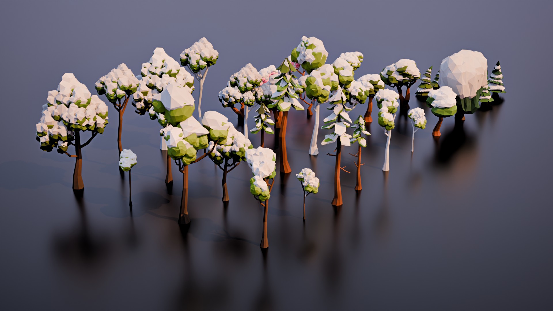 Low Poly Nature Asset Pack by Chromoxi