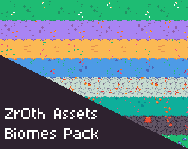 Pixel Biomes Tileset by Geloz Games