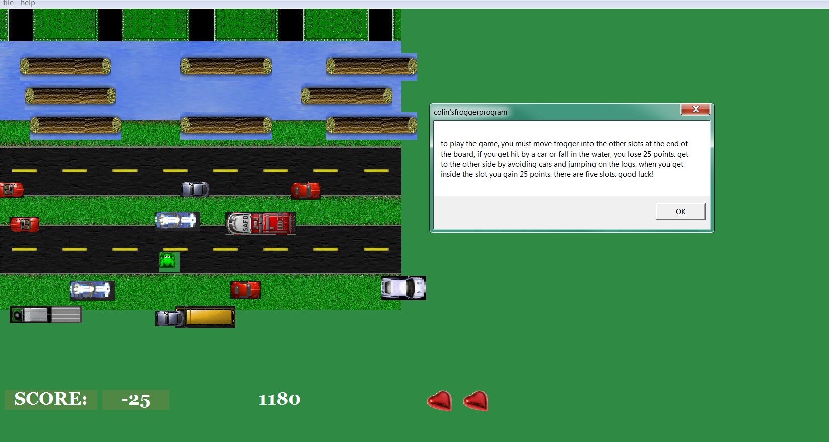 Frogger [2006] - Free Mini Game by sandquistgames