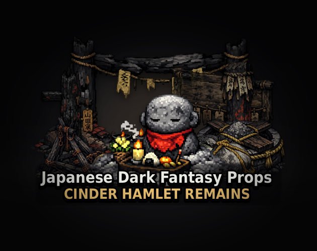 Japanese Dark Fantasy Props – Cinder Hamlet Remains by Megentarou