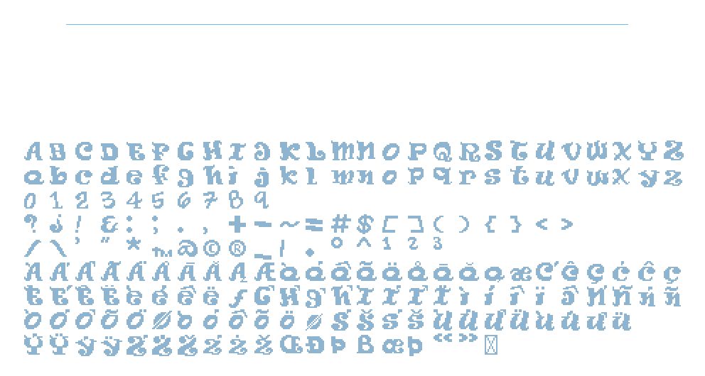 Classic HD - Raven Pixel Fonts by Clockwork Raven